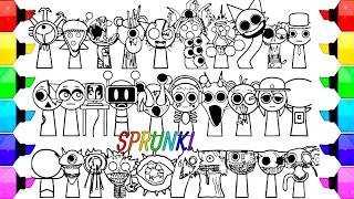 Incredibox Sprunki New Coloring Pages How To Color Sprunki All Phase 2 ...