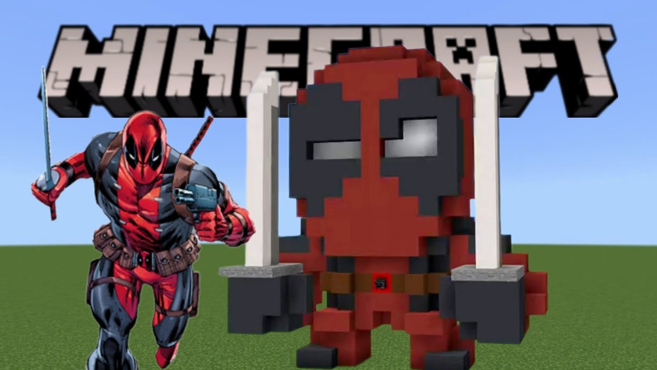 How To Build Deadpool In Minecraft Youtube