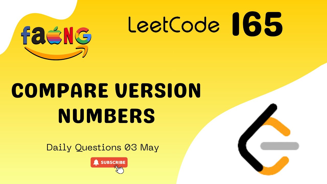 рџ Compare Version Numbers Leetcode 165 Java Solution рџљђ Youtube