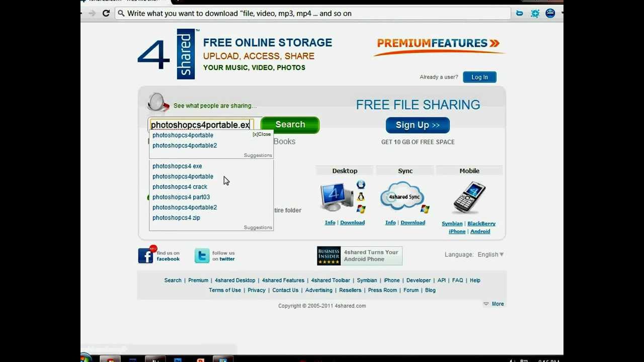 How To Download From 4shared For Free Youtube