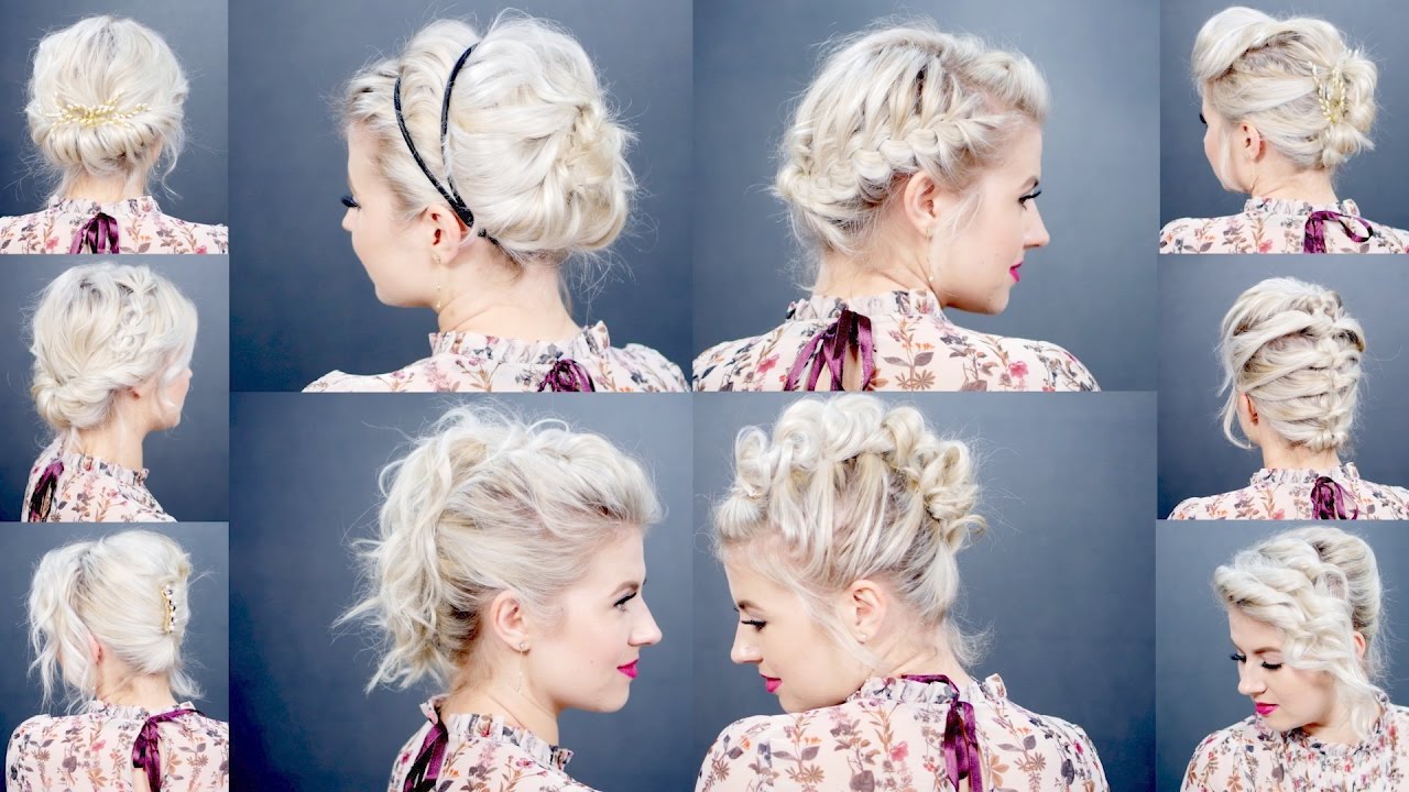 Easy Updo Hairstyles Short Hair Hairstyle Haircut Trend