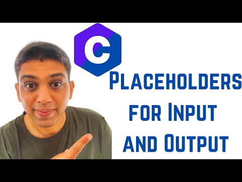 C Programming Tutorial For Beginners 3 Placeholders For Input And