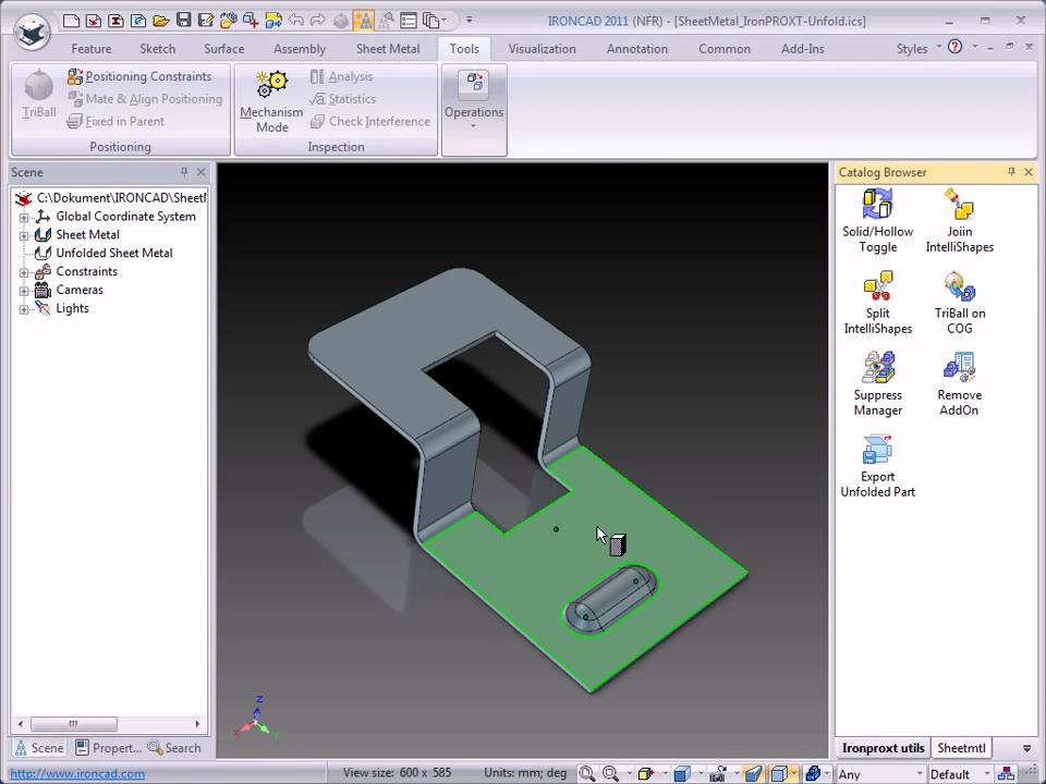 Ironpro Xt Export Unfolded Part Youtube