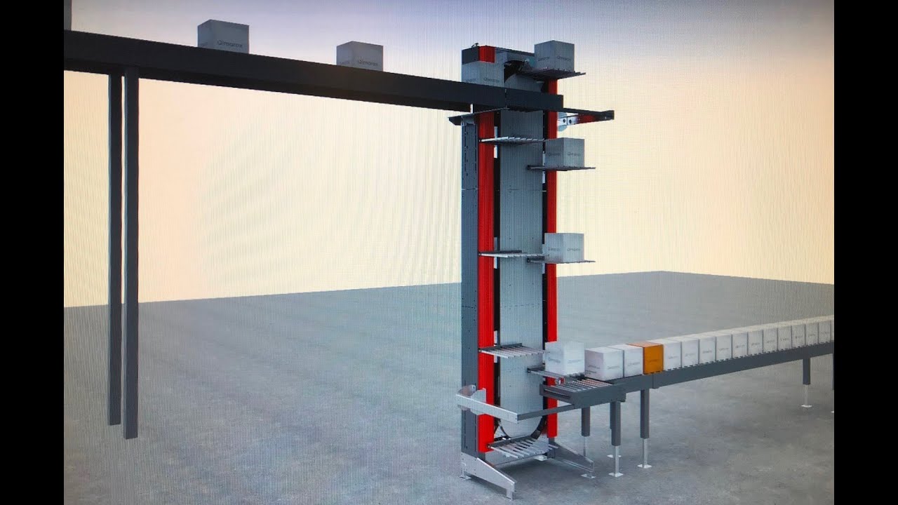 Vertical Lift Conveyor Youtube