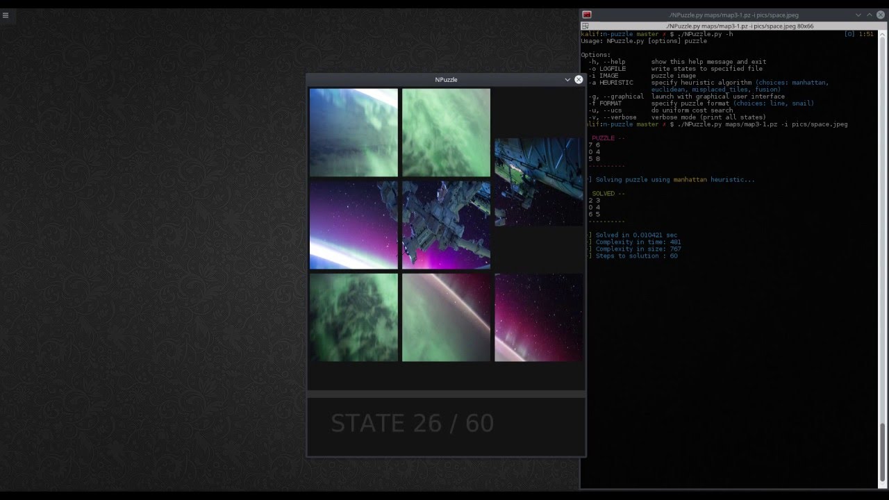 N Puzzle A Python Demonstration Youtube