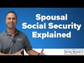 Spousal Social Security Explained W Examples Streamline Financial Mp3 ...
