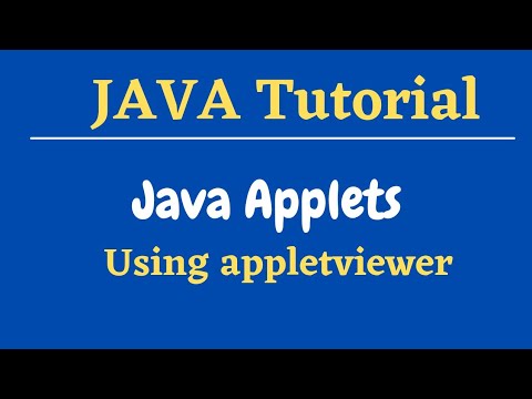 Java Applets Youtube