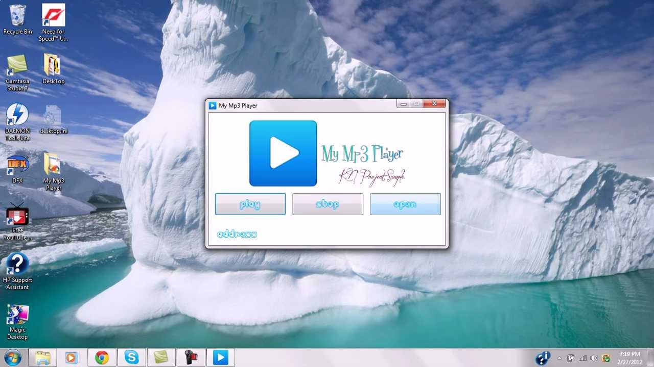 Visual Basic 2008 Mp3 Player Youtube
