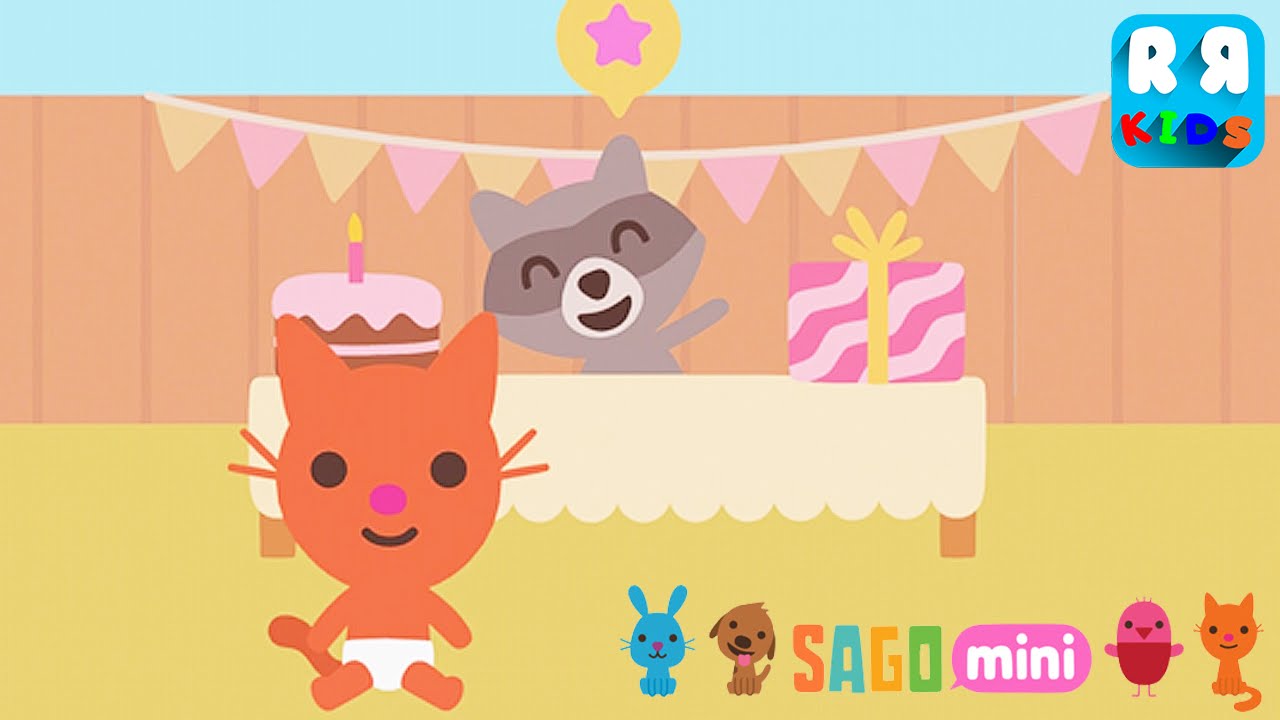 Sago Mini Babies New Update Happy Birthday Kiki The Raccoon Ios