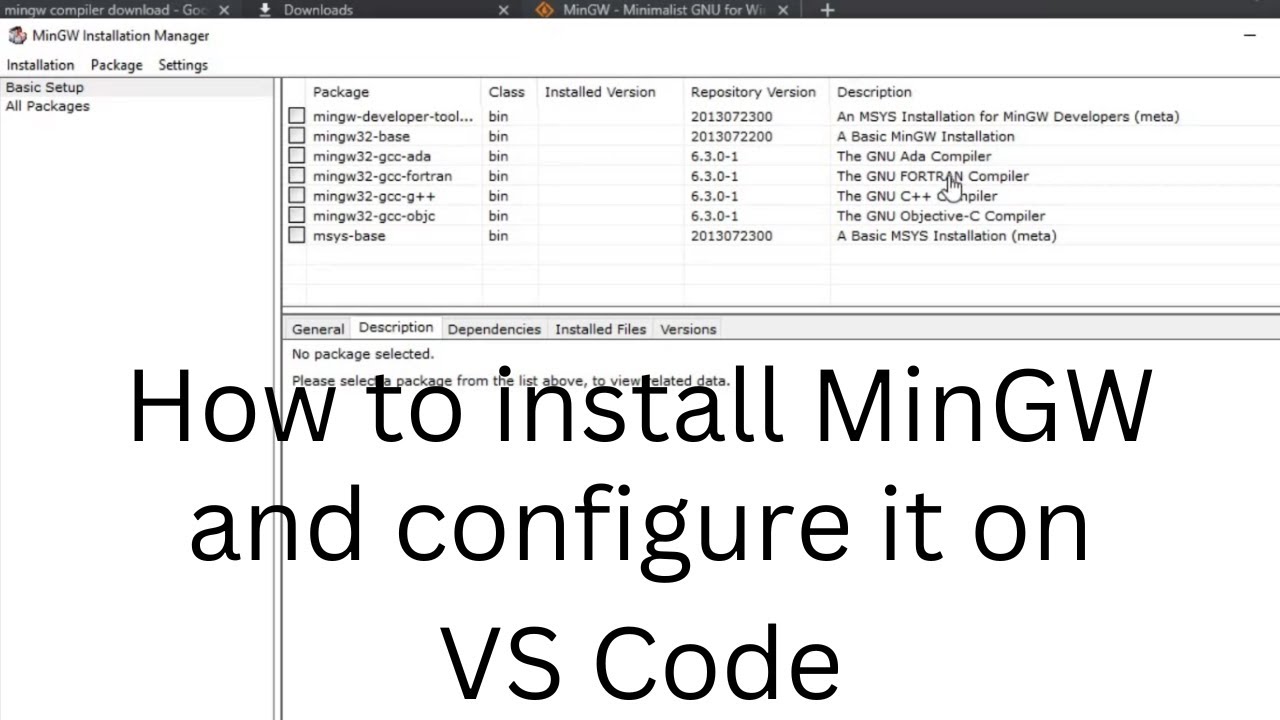 Installing Vs Code Mingw Compiler Step By Step Guide Step By Step