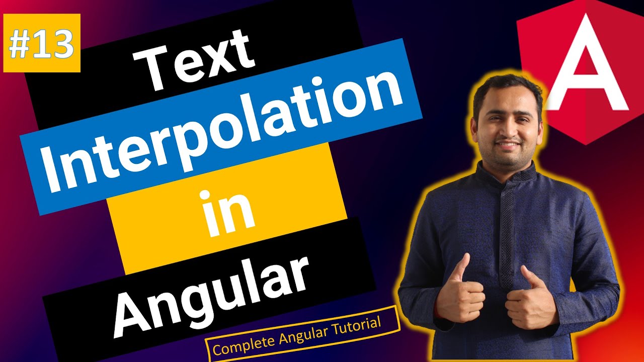 Text Interpolation In Angular Youtube