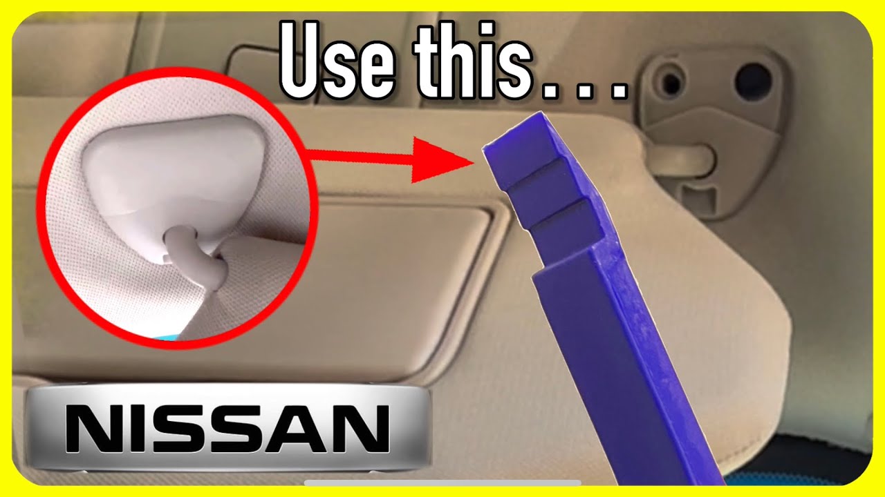Nissan Sun Visor Replacement Youtube