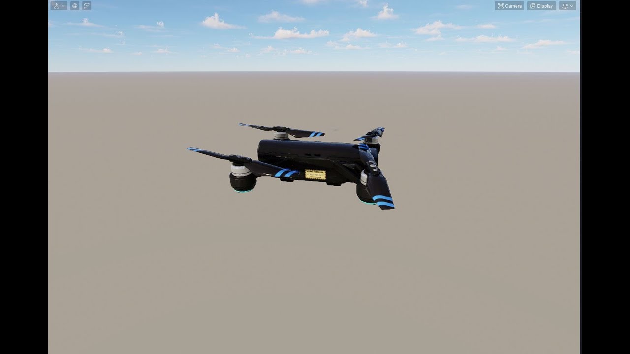 Cgsoreal Drone With Animation Model Download D5 Render Youtube