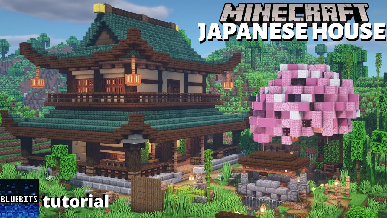Minecraft Tutorial How To Build A Japanese House 8 Youtube