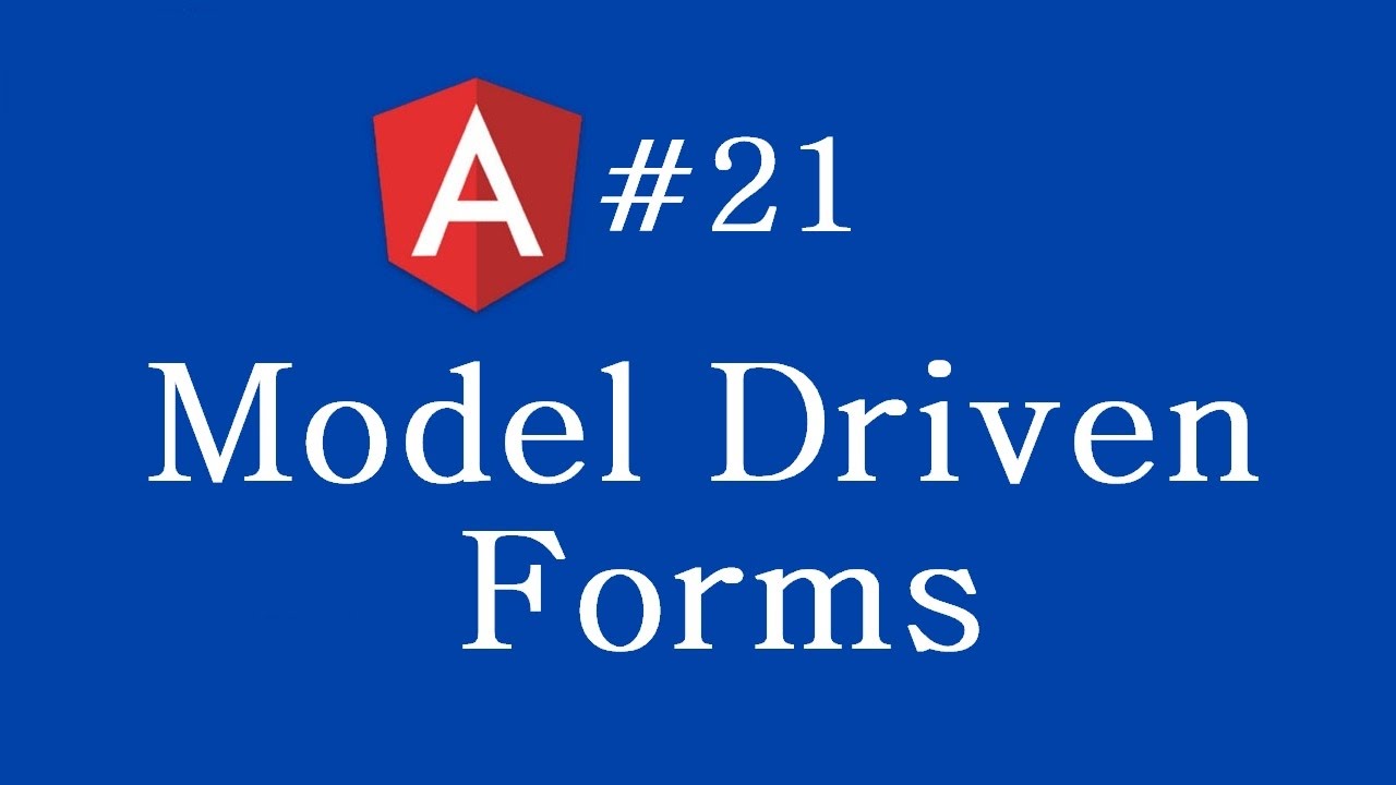 Angular 2 Tutorial 21 Model Driven Forms Youtube