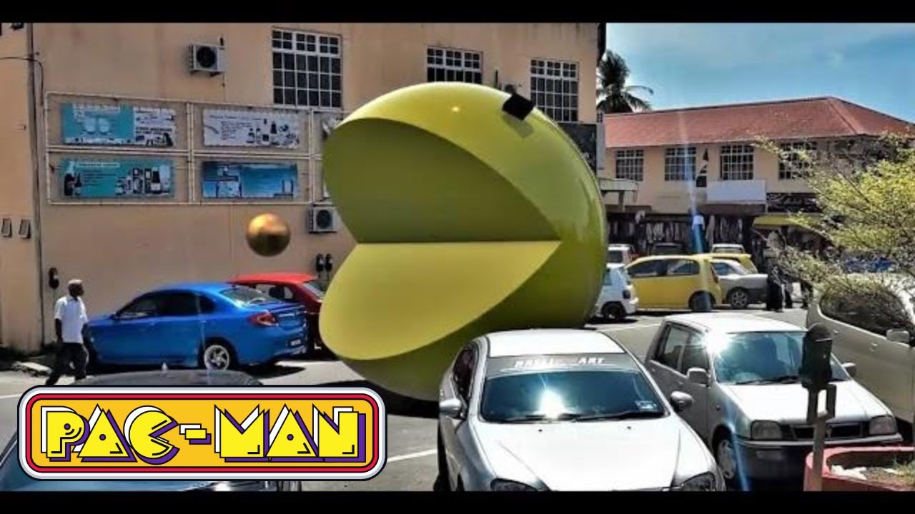 Pac Man In Real Life Youtube