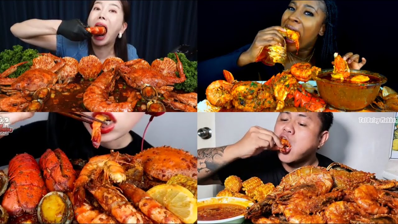 Asmr Mukbang Seafood Boil Youtube