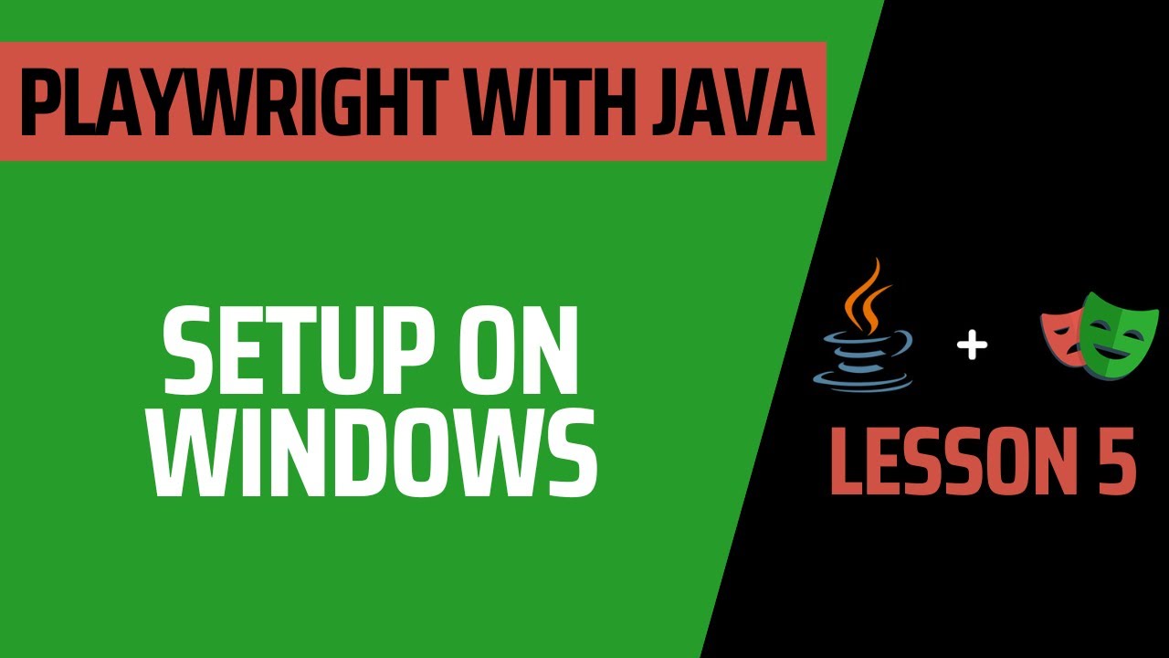 Lesson 5 Setup Playwright On Windows Complete Course For Playwright