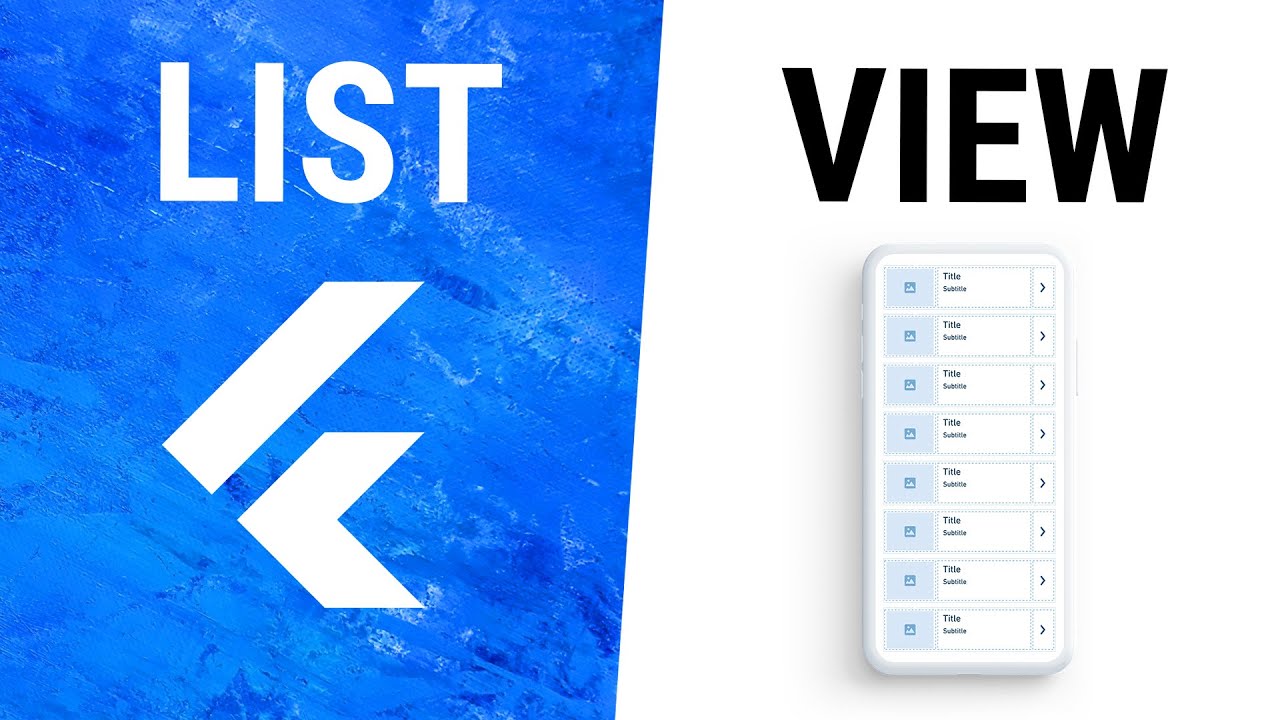 Flutter Listview Widget Youtube