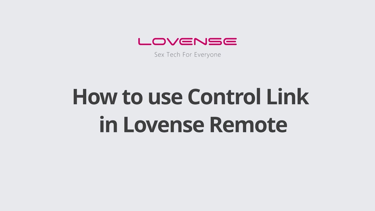 Lovense Remote App Control Link For Adventurous Pleasure Youtube