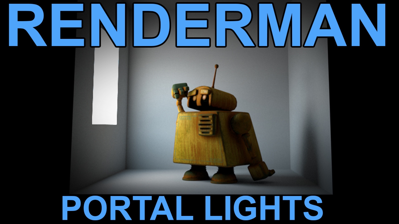 Renderman 21 Portal Light Tutorial Youtube