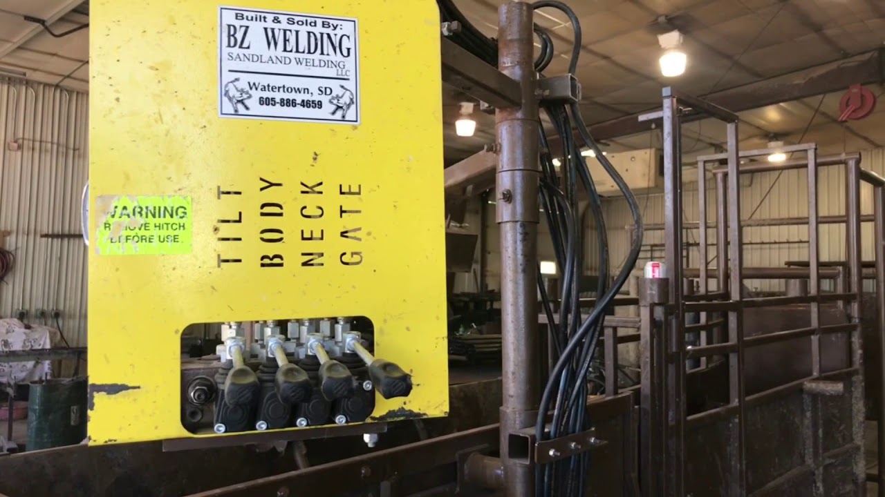 Hydraulic Calf Table By Bz Welding Youtube