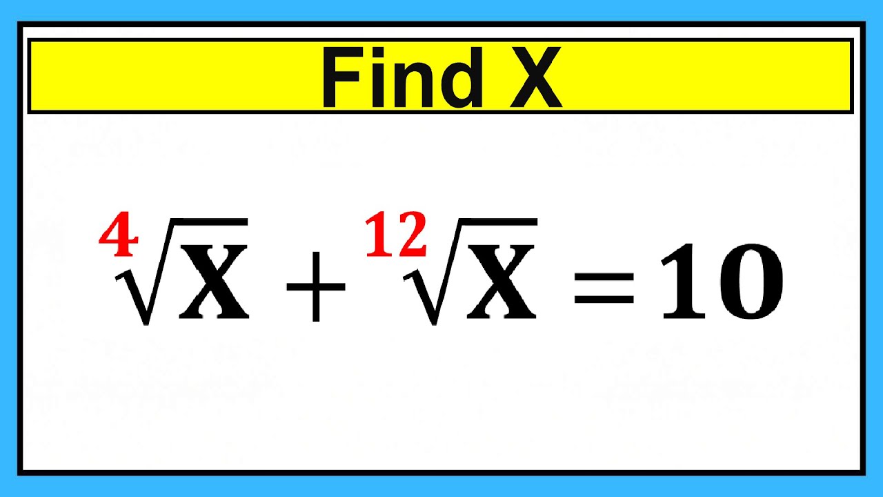 Nice Algebra Math Simplification Problem Find The Value Of X Find All