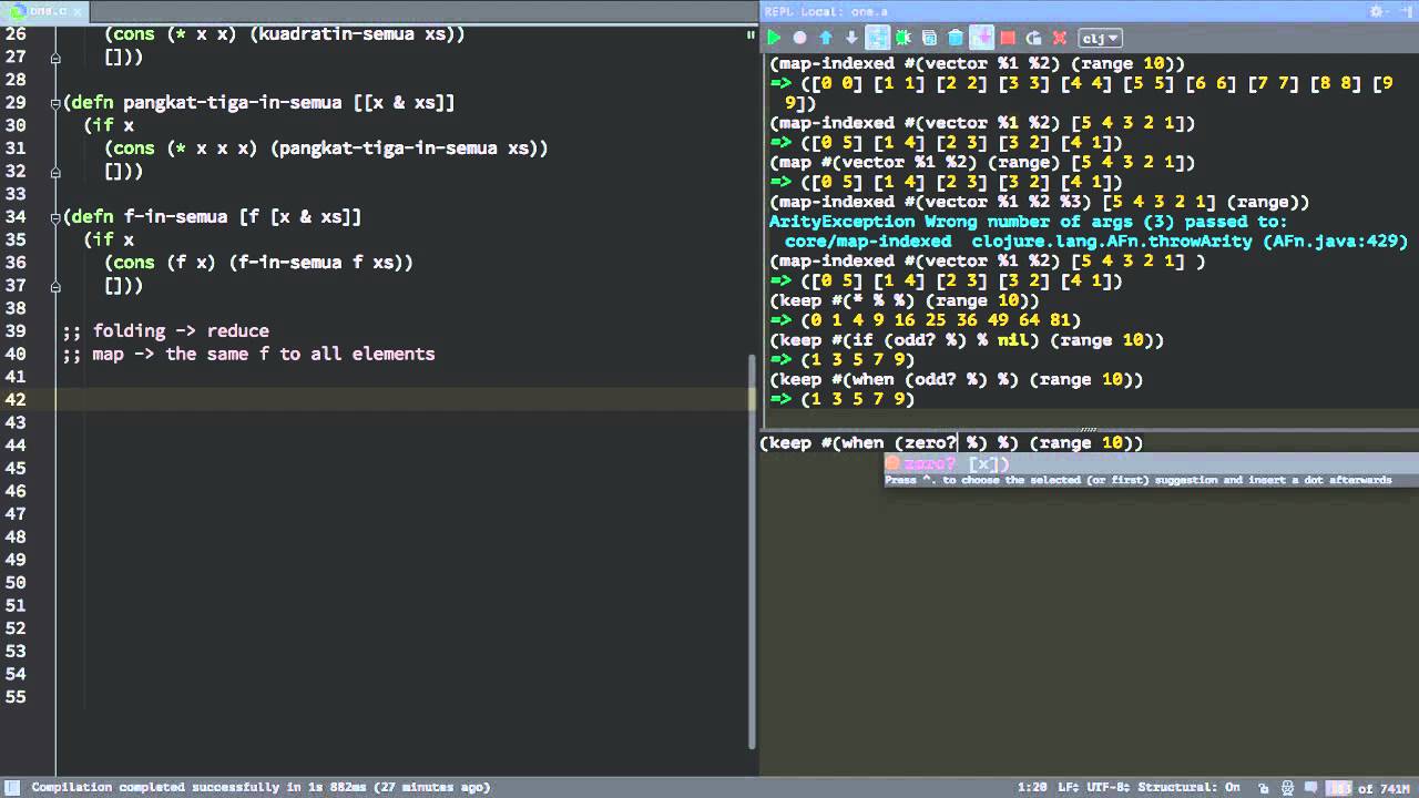 Clojure Basic Part Four 03 Youtube