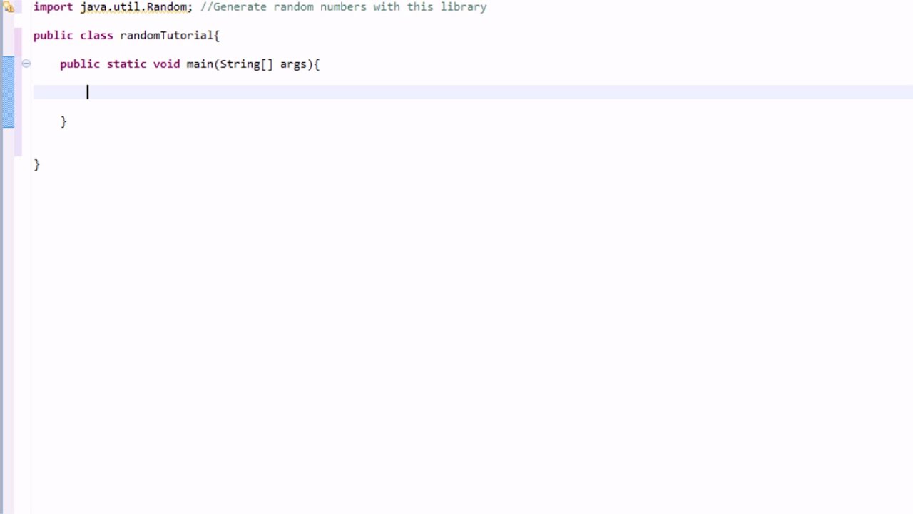 Learning Java Part 8 Generating Random Numbers Youtube