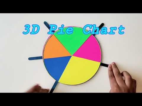 Math School Project 3d Pie Chart Youtube