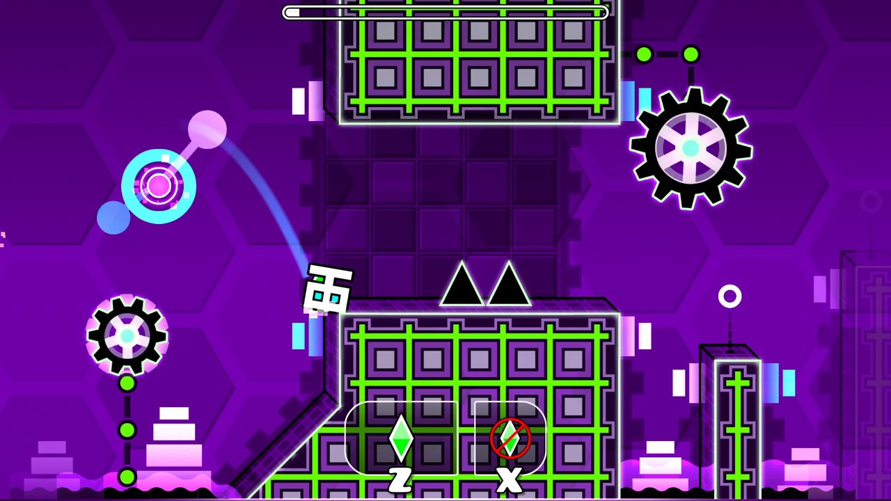 Stereo Madness And Blast Processing Practice Mode Geometry Dash