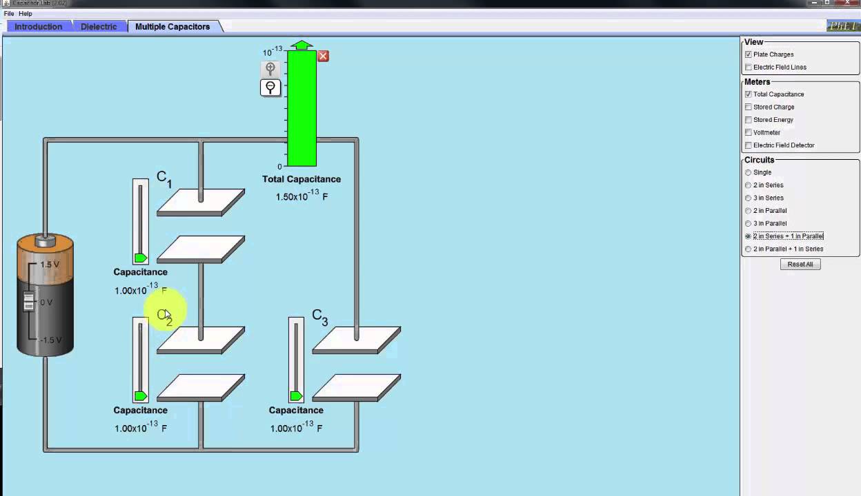 Capacitor Lab Phet Simulation At James Hite Blog