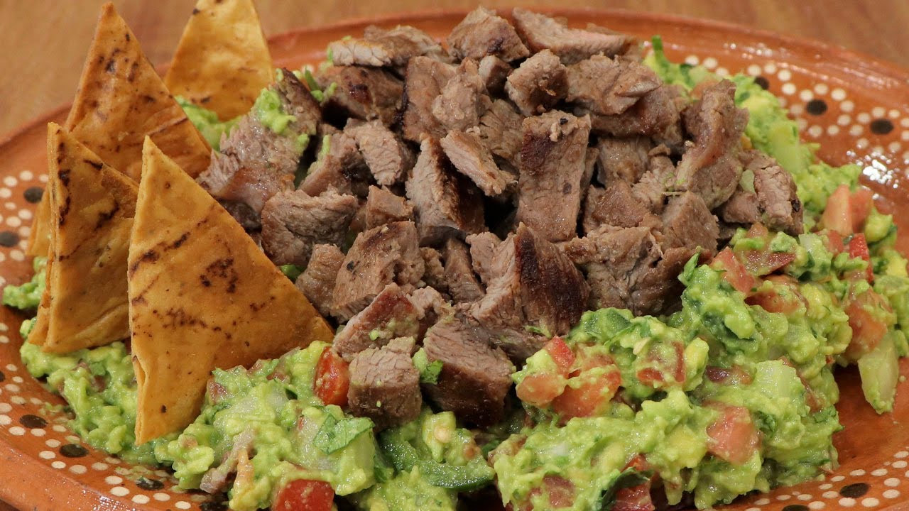 Guacamole Con Arrachera Youtube