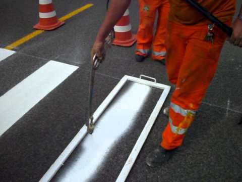 Pintura Manual Sinalpista Mov Youtube