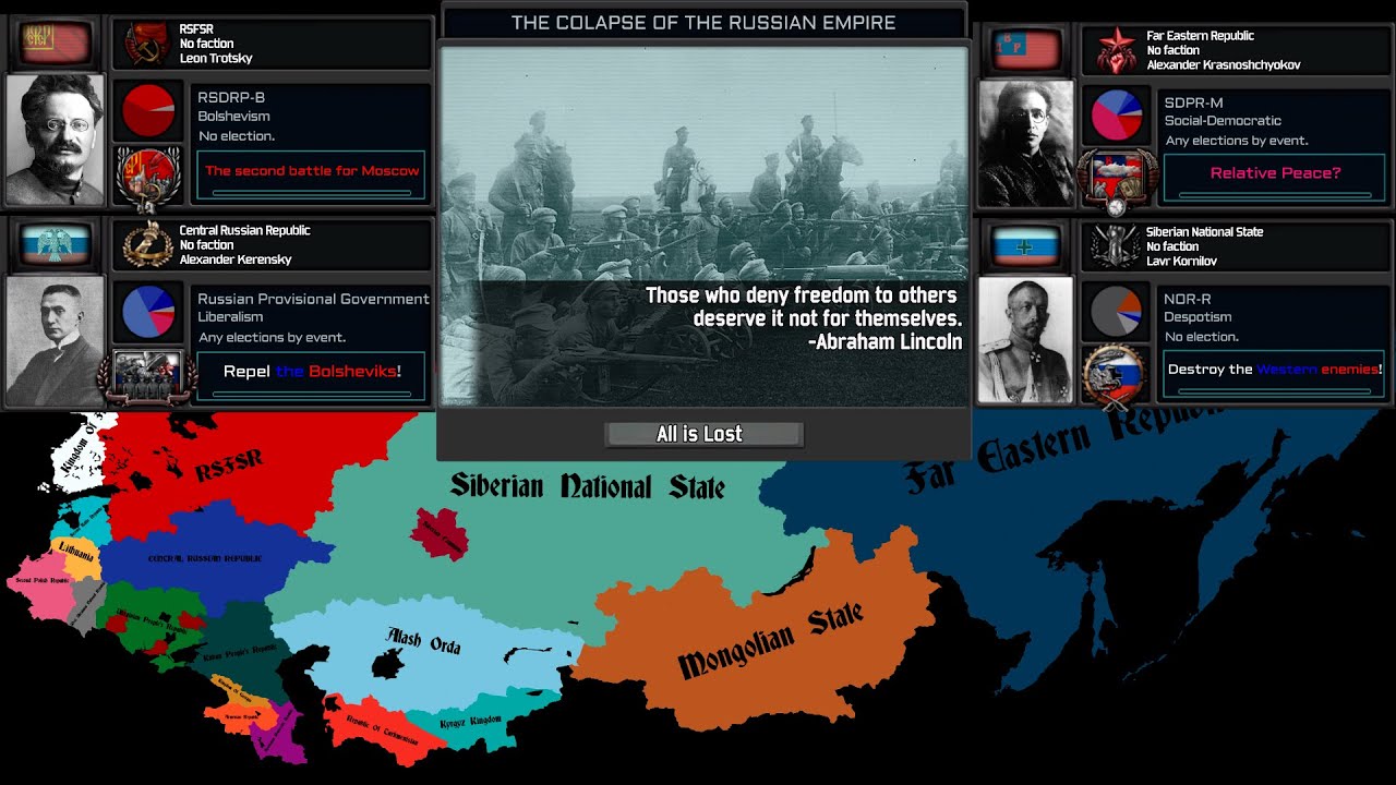 The Collapse Of The Russian Empire Tno Otl Custom Super Events