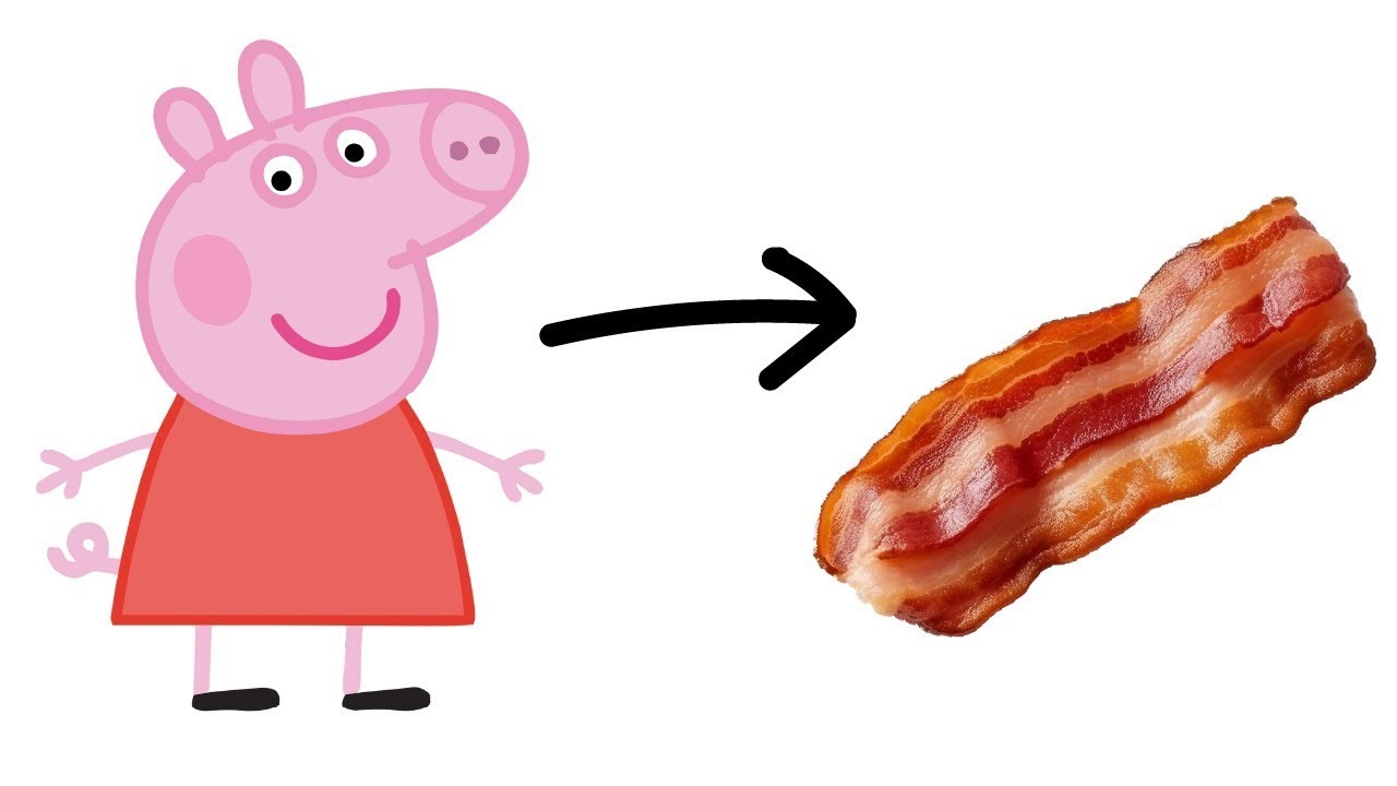 Peppa Pig Bacon Memes I Was Cooking And I Burnt The Bacon