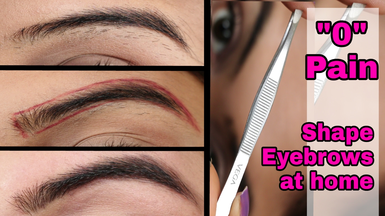 How To Do Your Eyebrows At Home Without Makeup Saubhaya Makeup
