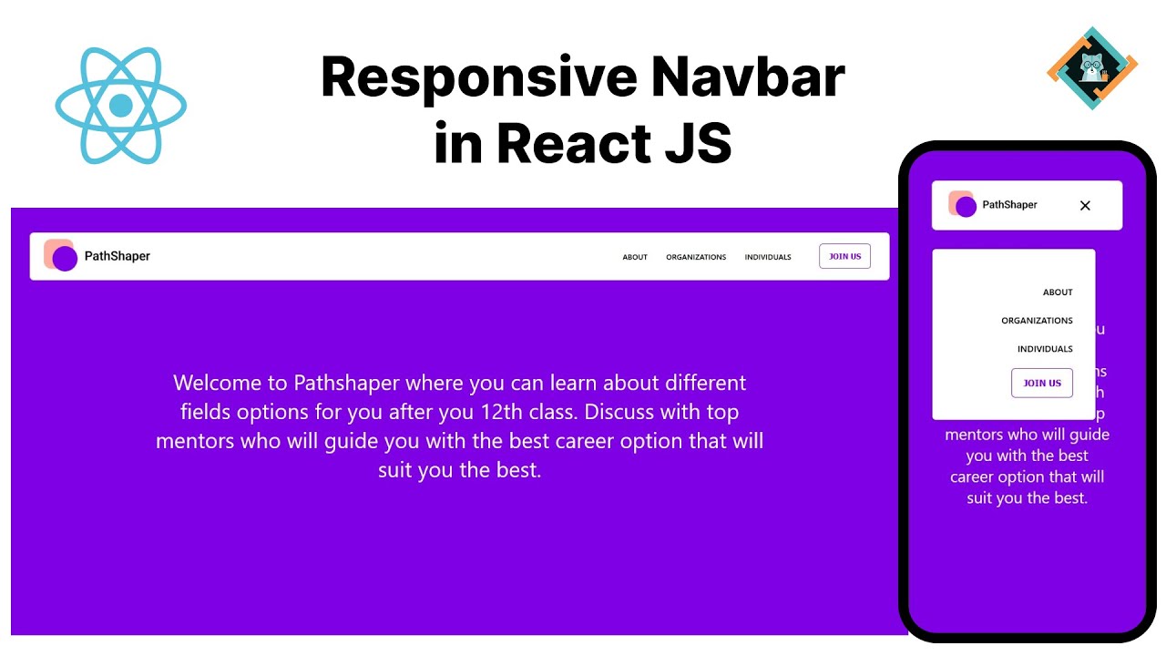 Responsive Navbar Tutorial With React Js 2023 Youtube