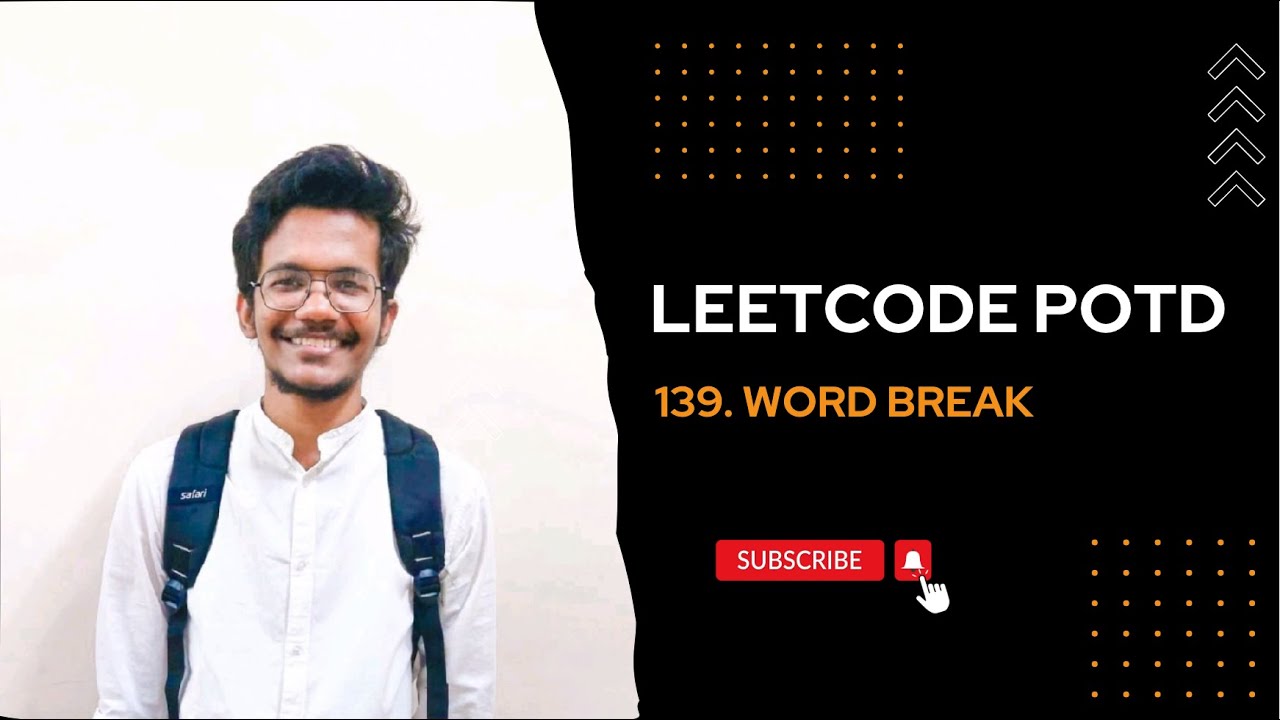 139 Word Break Leetcode Youtube