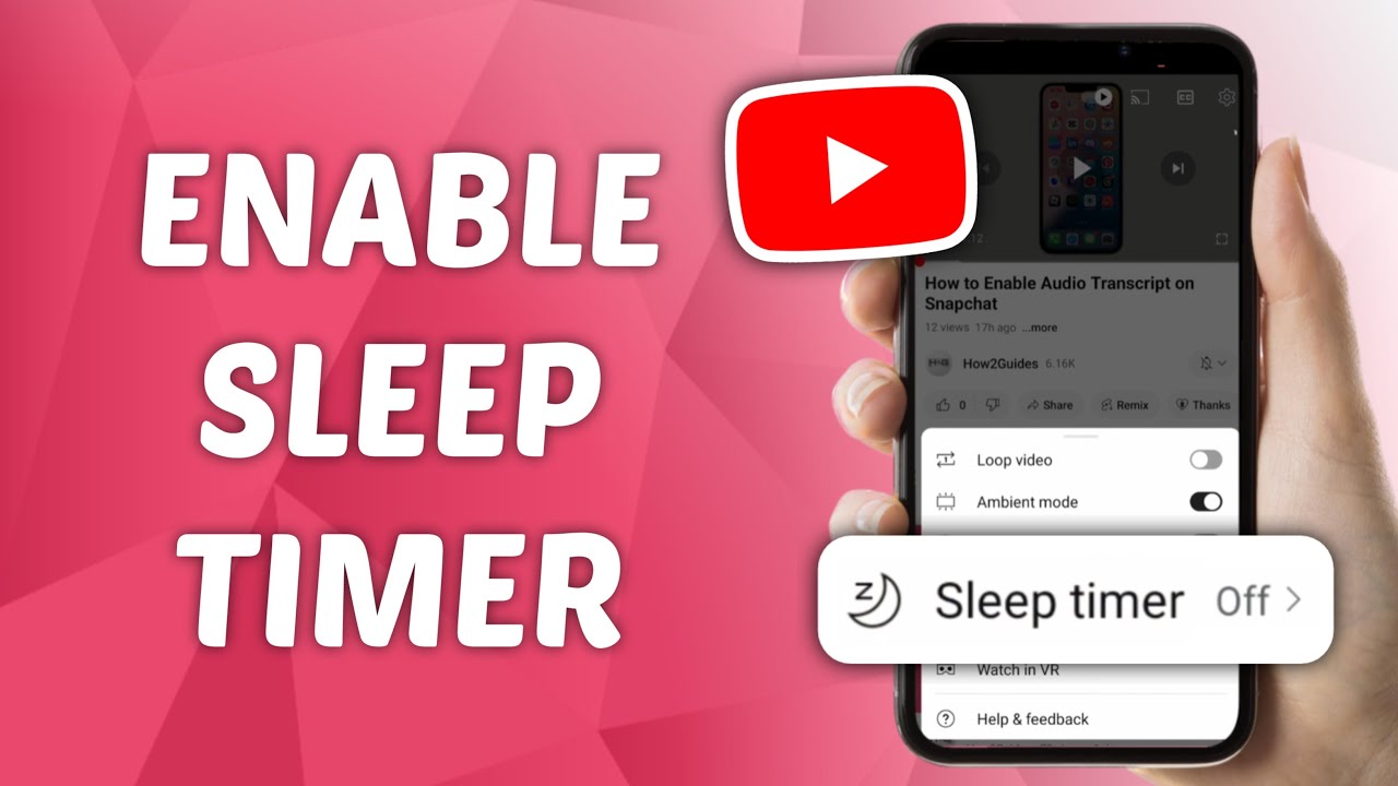 How To Enable Sleep Timer On Youtube Mobile Youtube