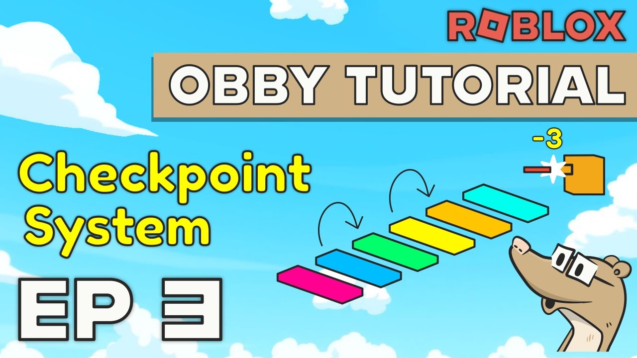 Roblox Obby Tutorial Episode 3 Checkpoint System Youtube
