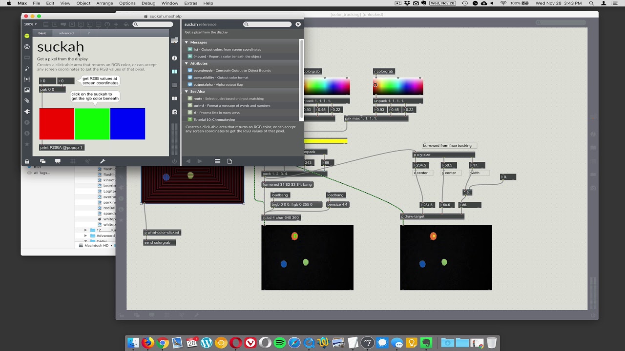Max Msp Color Tracking Youtube