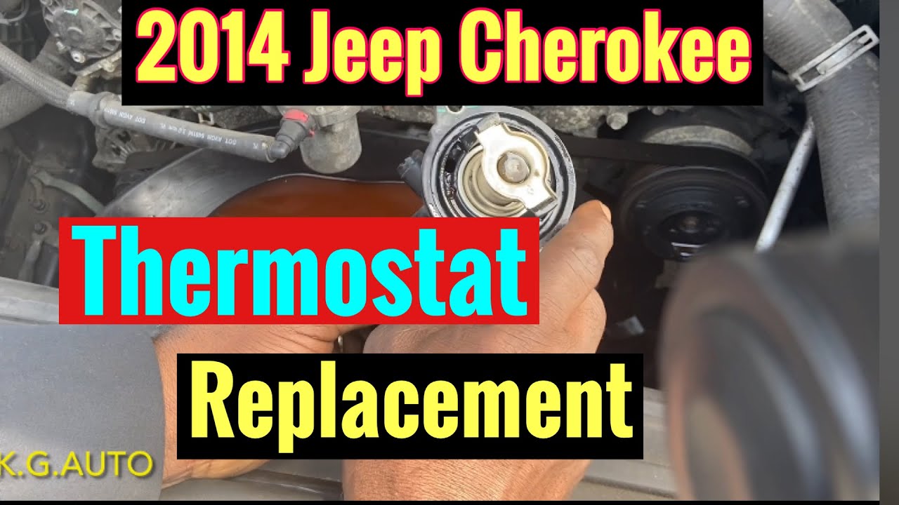 2014 Grand Jeep Cherokee Thermostat Replacement Youtube