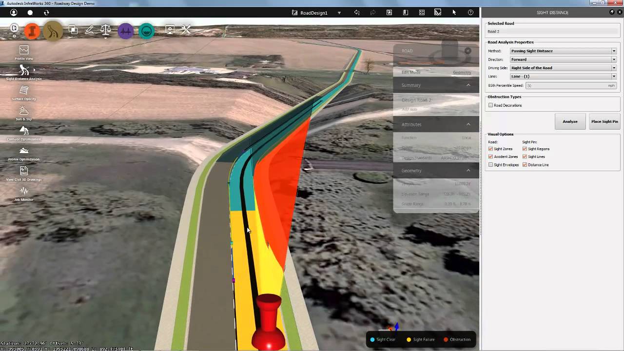Roadway Design For Infraworks 360 Youtube