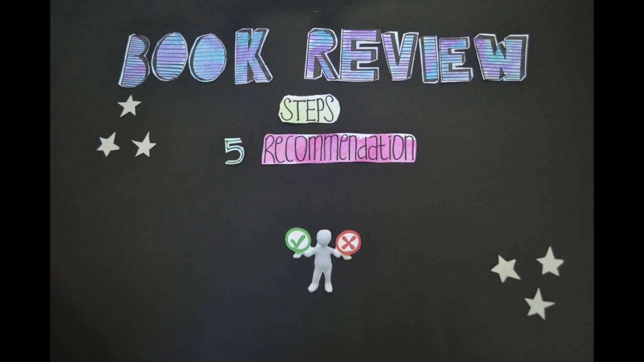 How To Write A Book Review Youtube
