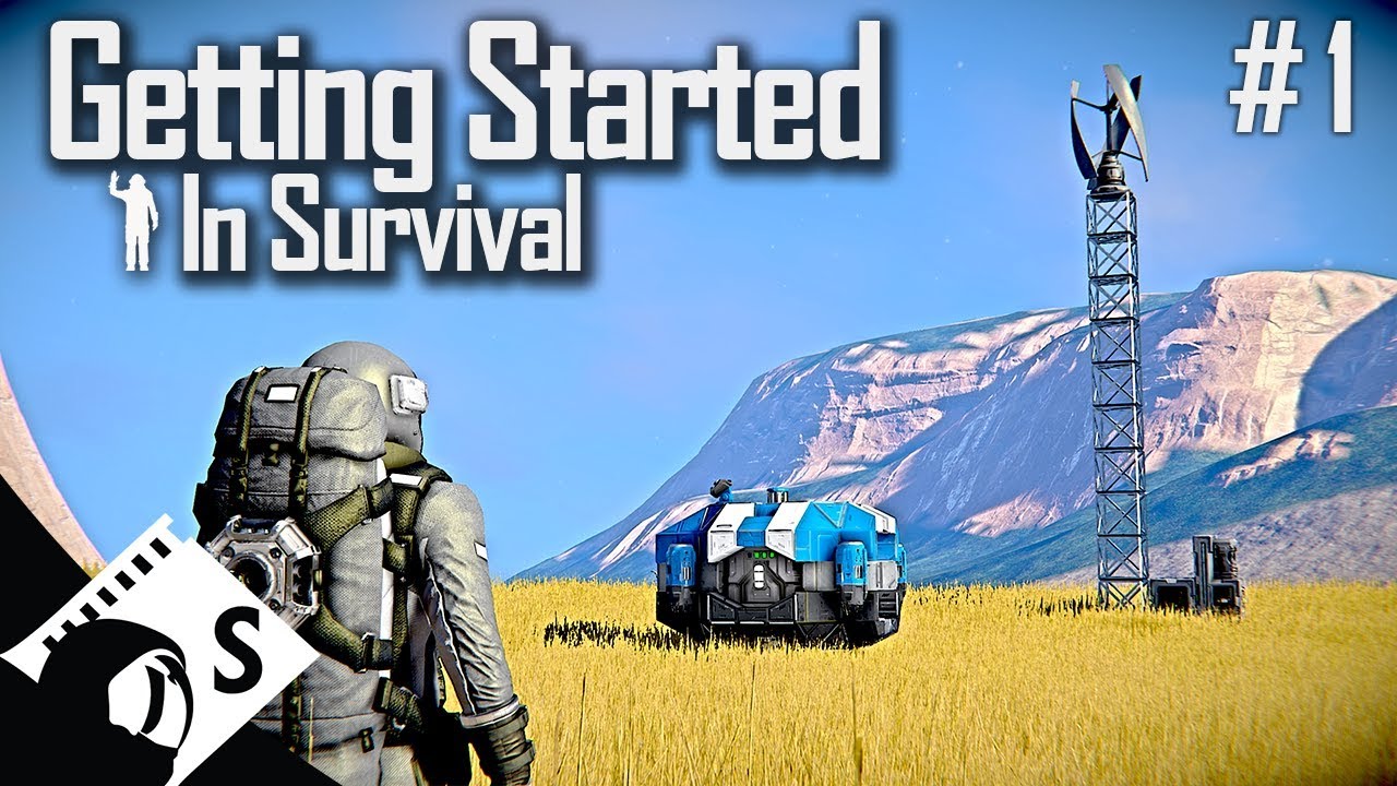 Space Engineers Getting Started In Survival Tutorial Series 1 Youtube