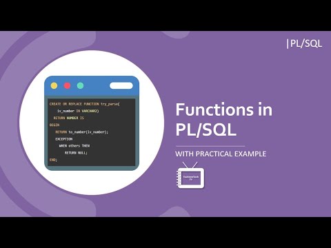Functions In Pl Sql With Practical Example Pl Sql Tutorial
