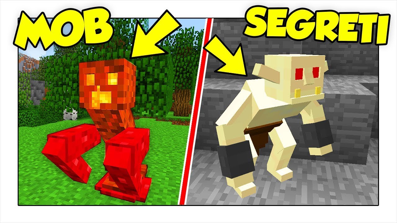 Come Spawnare I Mob Segreti Di Minecraft Ita Youtube