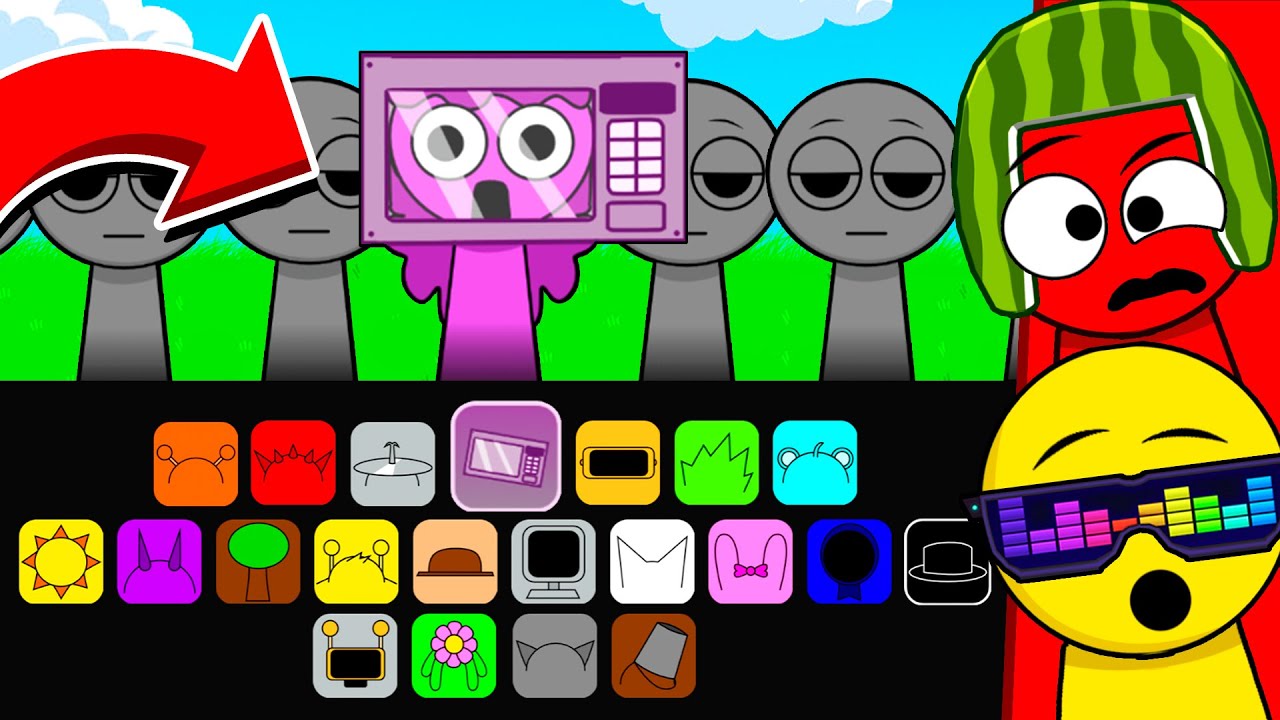 Unlocking Secret Oc Sprunkis In Roblox Youtube