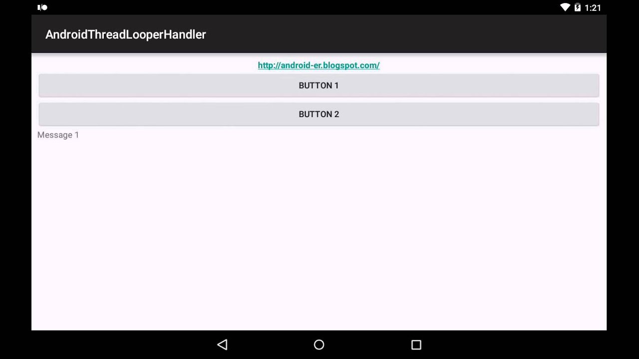 Android Example Thread Handler And Looper Youtube
